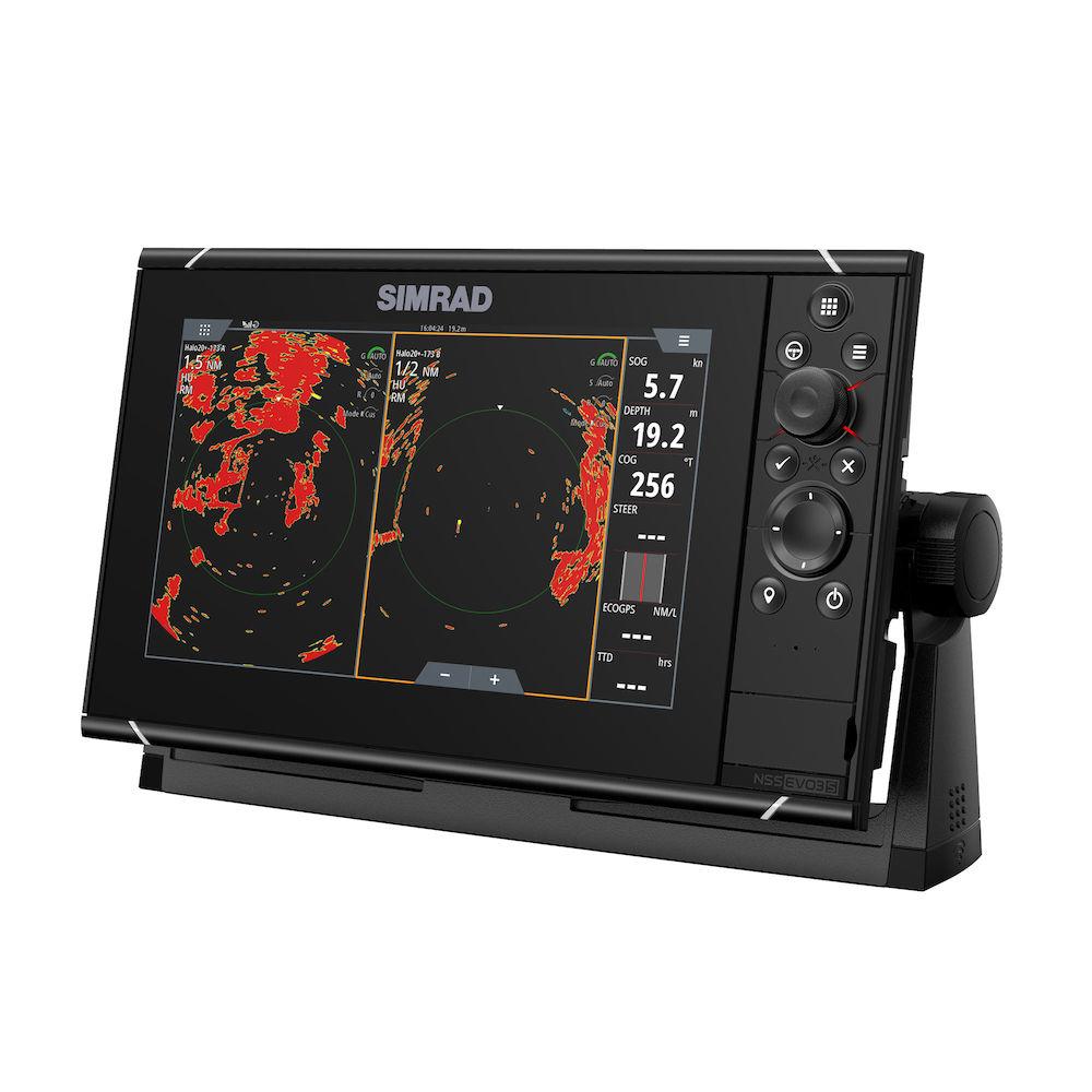 Simrad 9 NSSEVO3S COMBO MFD, WORLD BASEMAP